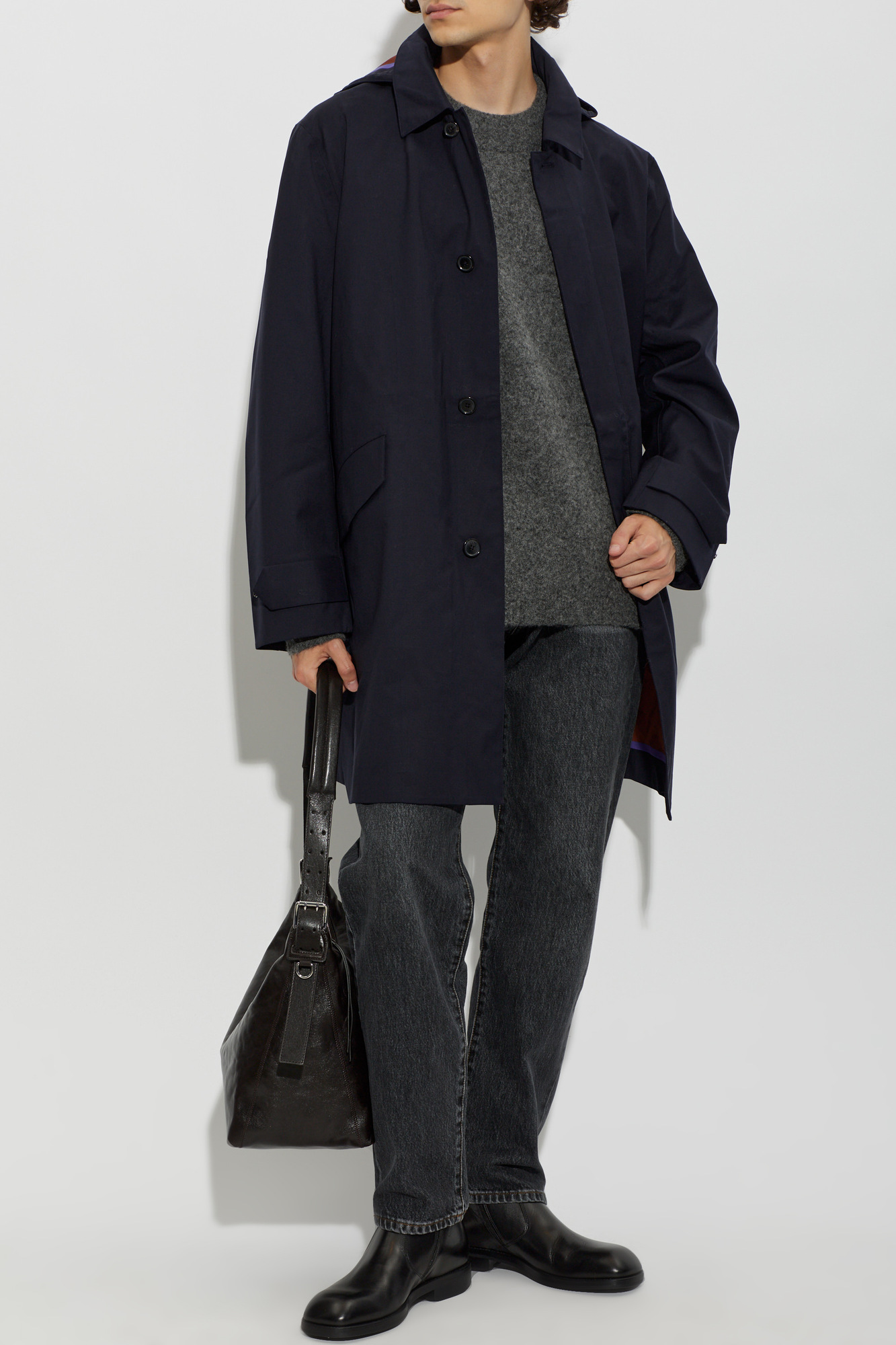 PAUL SMITH Paul Smith Wool Coat with Detachable Hood